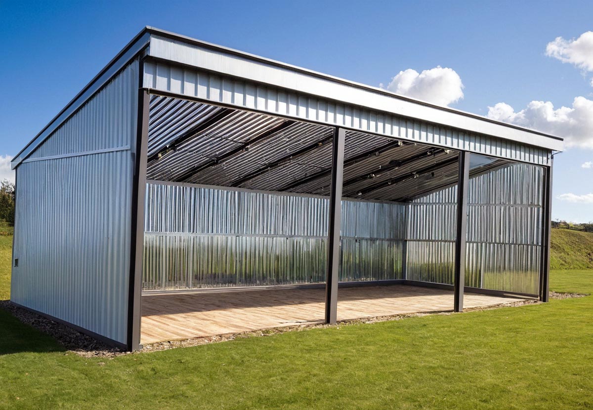 Loafing Shed Kits (Livestock Shelters) - MetalBuildings.org
